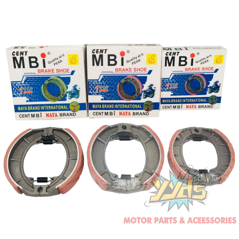 Motorcycle Grs/MBI original brake shoe RS100F/ XRM/ TMX (REAR)/ BAJAJ ...