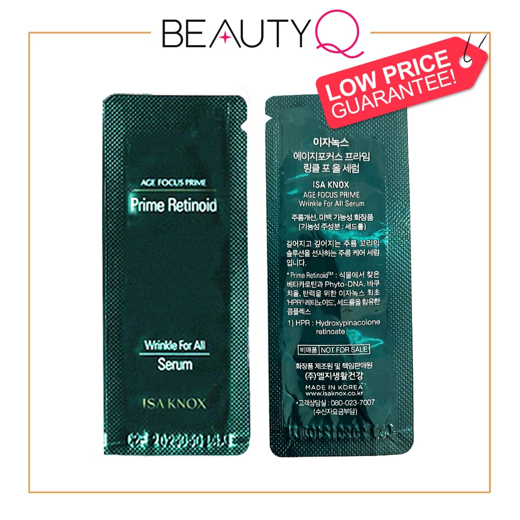 Isa Knox Age Focus Prime Wrinkle for all Serum-1ml Sample size | Shopee ...