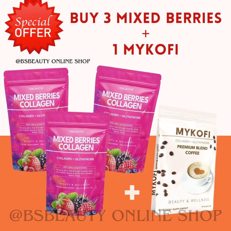 CollaJayne Bundle, Mixed Berries, Mykofi, Chocolate, Mykofi (with ...