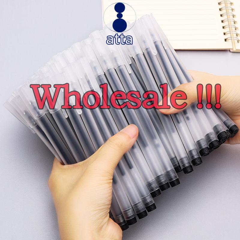 1PC Frosted Black Neutral Pen 0.5MM Gel Pen Student Signature Pen ...