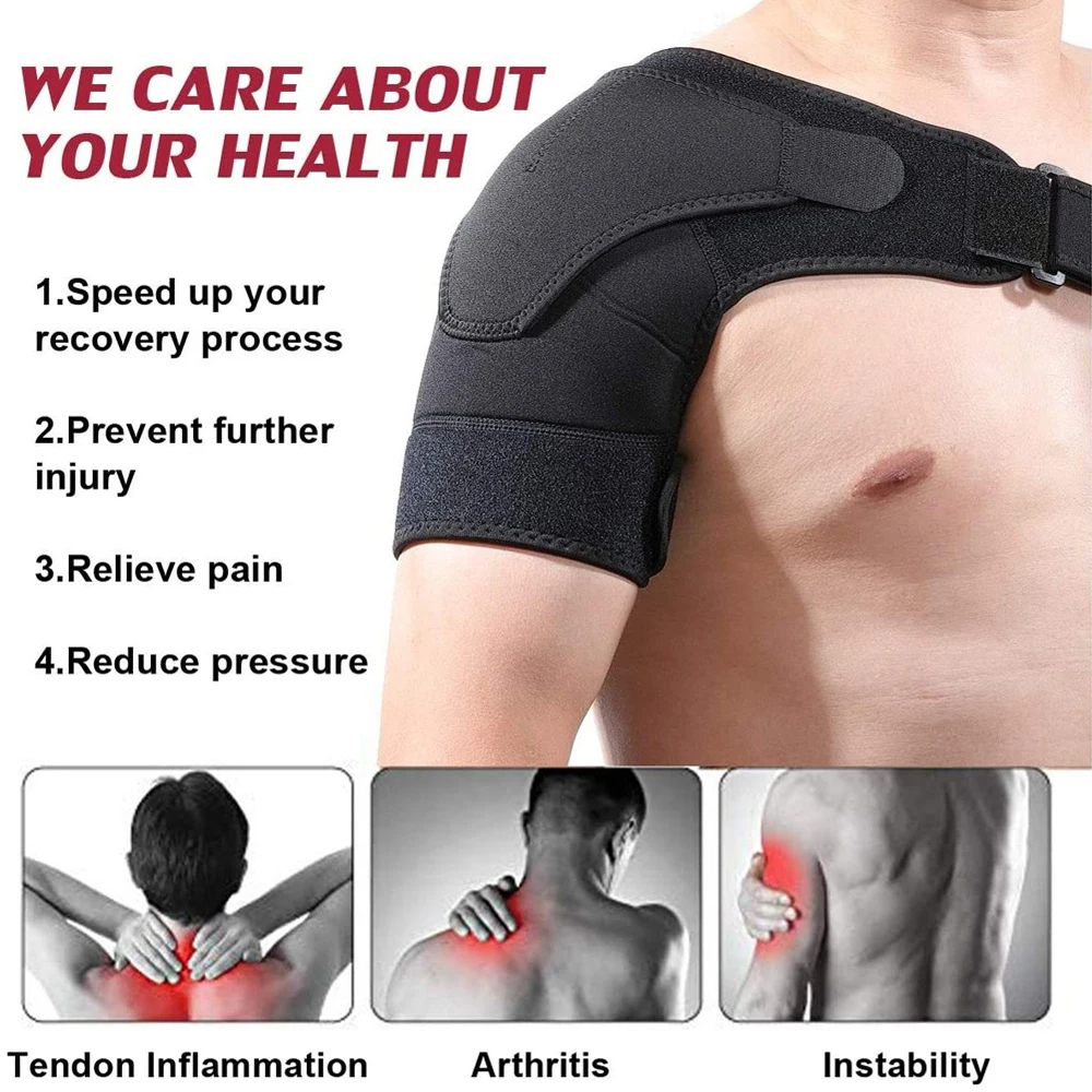 Support Brace for Torn Rotator Cuff Adjustable Shoulder Support pad ...