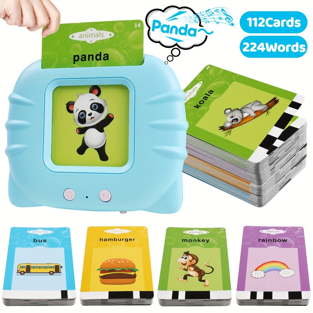 Flash Card Reader Early Education Portable Pronunciation Oral learning ...