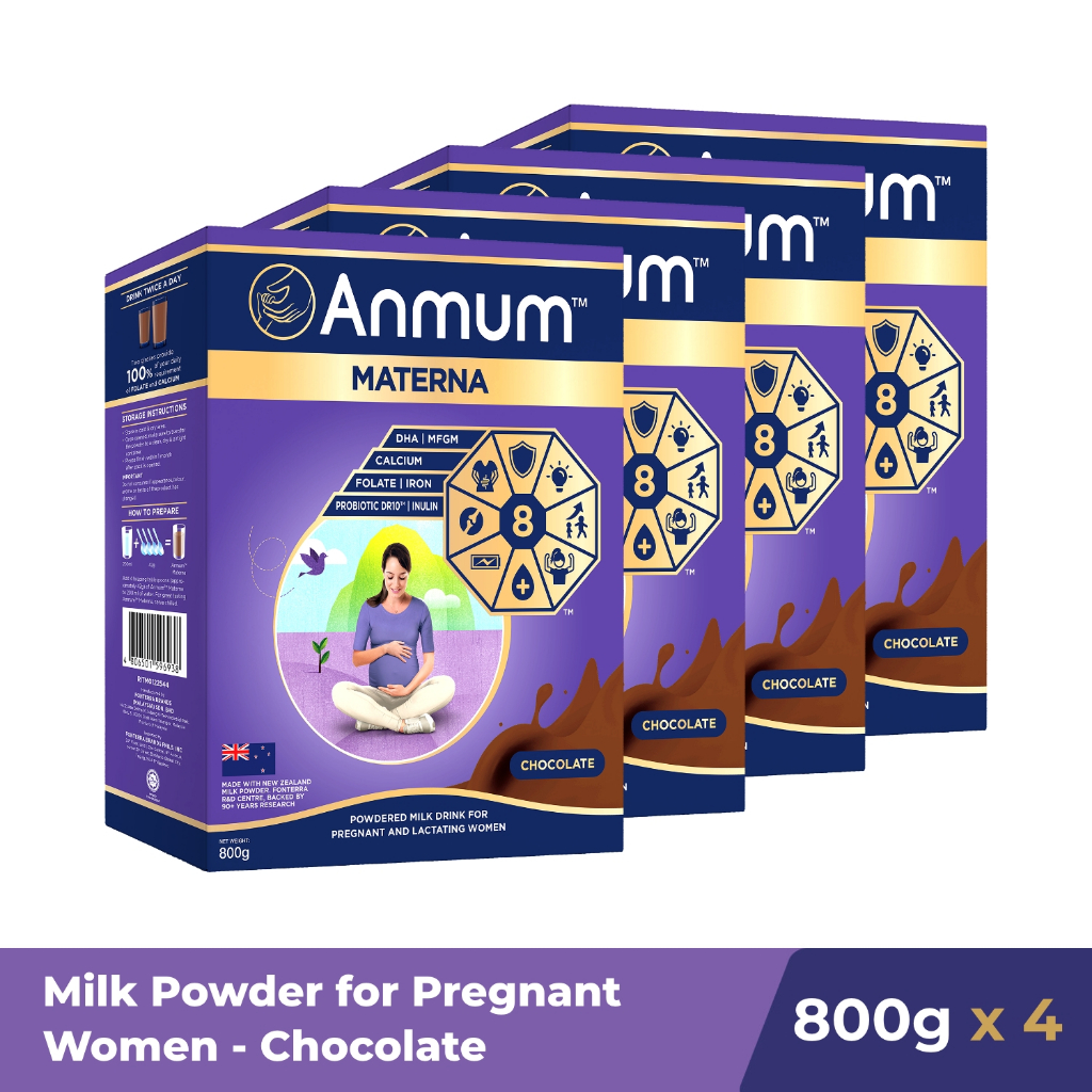 Anmum Materna Pregnancy Milk Powder Chocolate 800G x4 | Shopee Philippines
