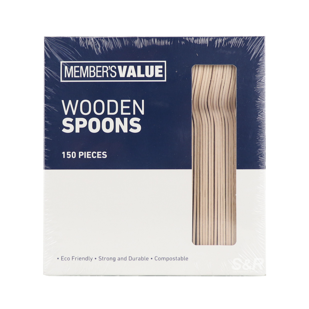 Member's Value Wooden Spoons 150pcs | Shopee Philippines