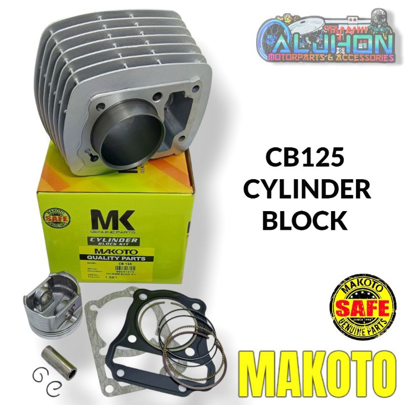 CB125 STD 52.4 CYLINDER HEAD BLOCK MAKOTO | Shopee Philippines