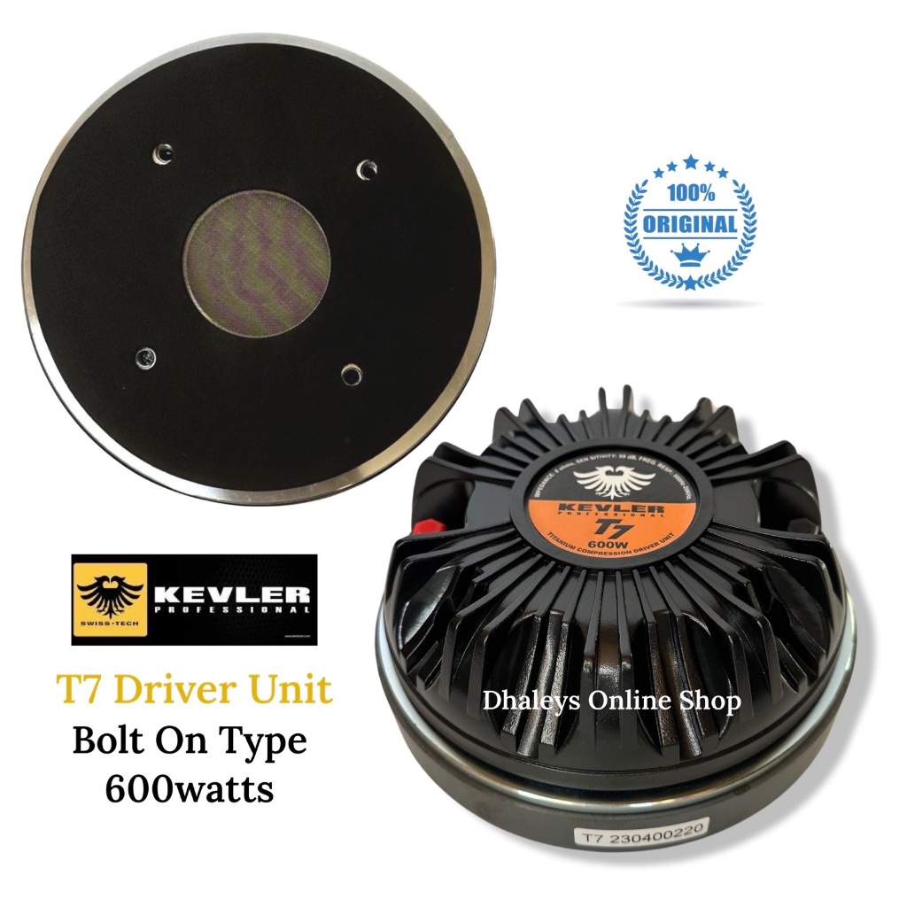 Kevler T7 Titanium Driver Unit Bolt On type 600watts Tweeter Driver ...