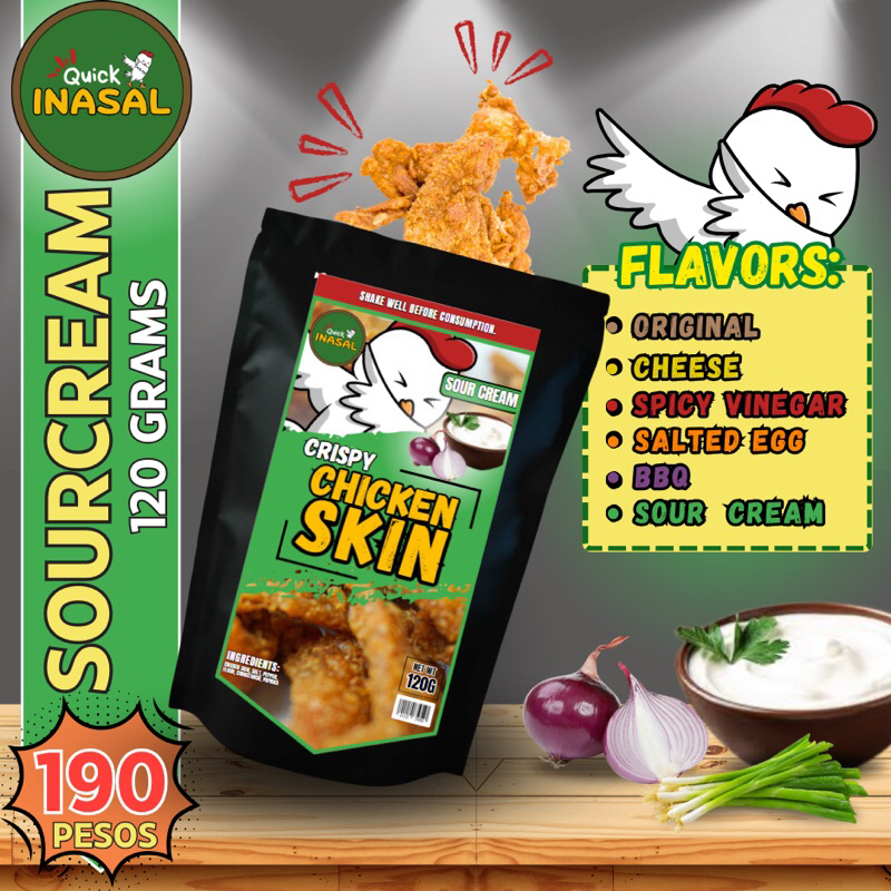 CHICKEN SKIN by Quick Inasal 120g | Shopee Philippines