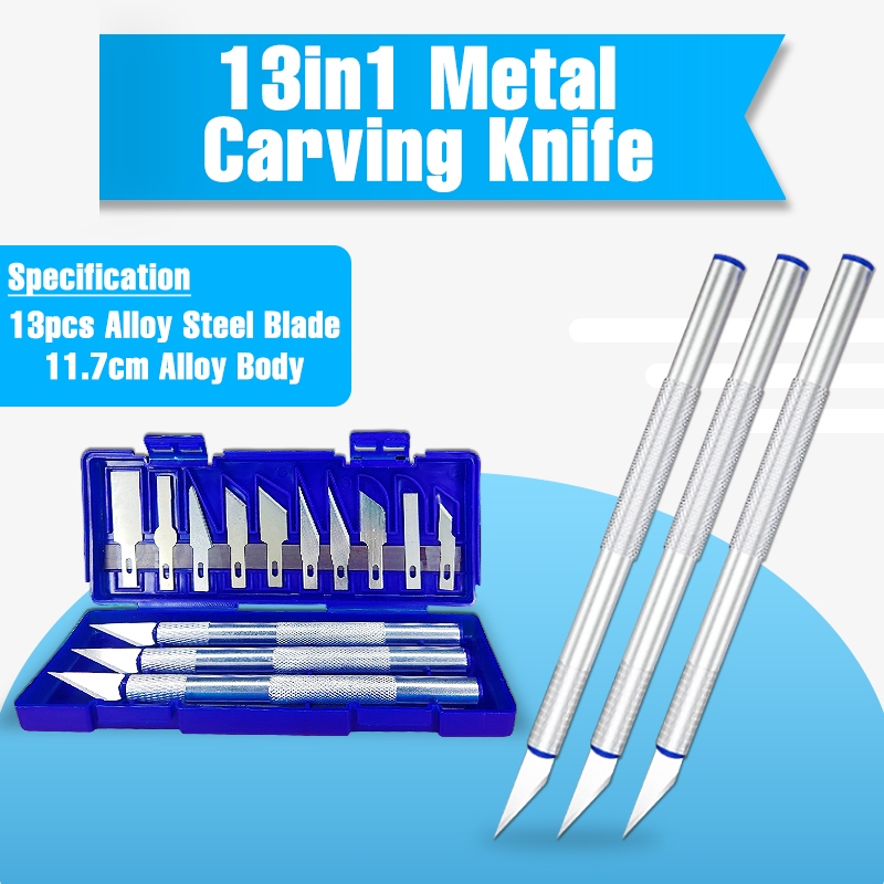 13Pcs Utility Precision Knife Set Carving Knives Model Multifunction ...