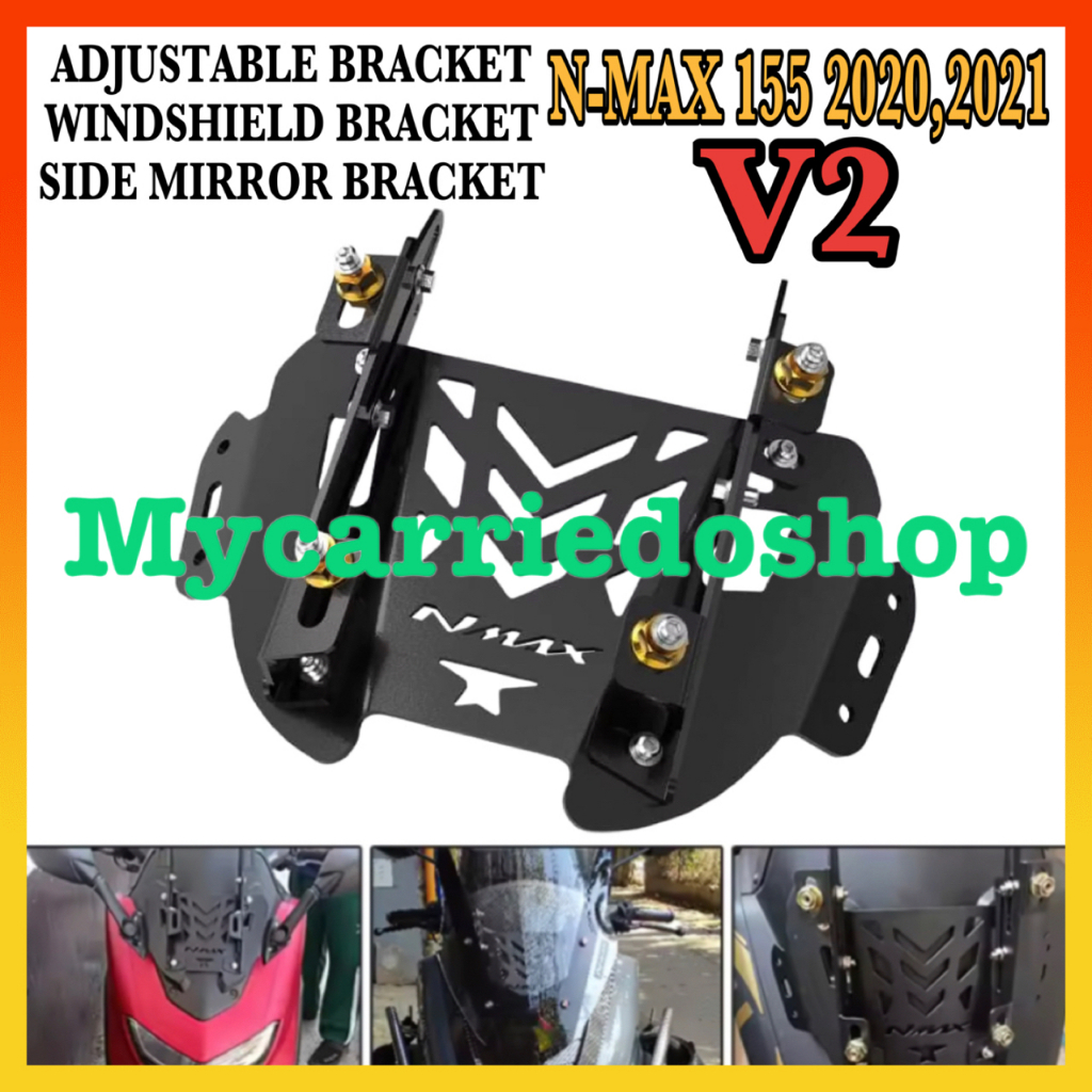 YAMAHA NMAX 2020,2021 V2 Adjustable Bracket Windshield Bracket Side ...