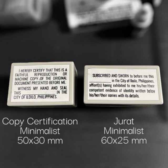Copy Certification and Jurat Stamp | Shopee Philippines