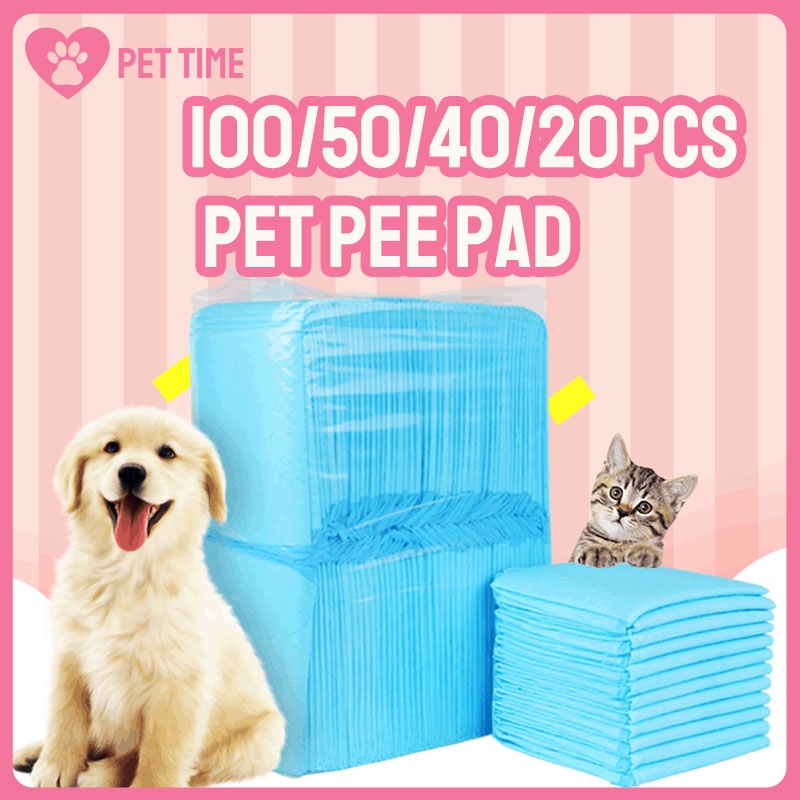 100PCS /50pc/40pcs Pet pee Pad S/M/L Dog Pee Training Pad Pee Pad Pet ...