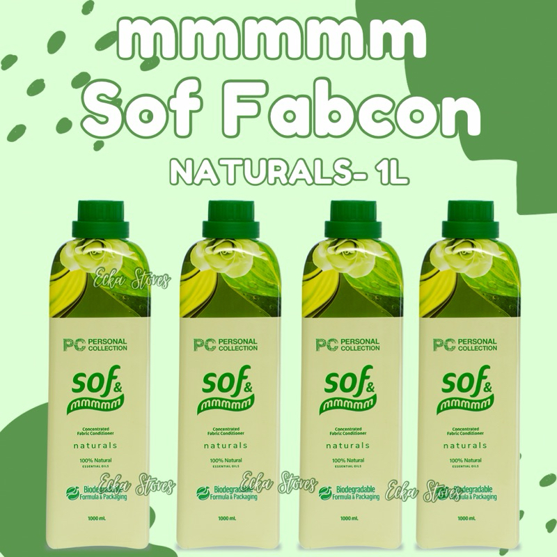 Sof Fabcon Naturals Scents Fabric Conditioners 1Liter | Shopee Philippines