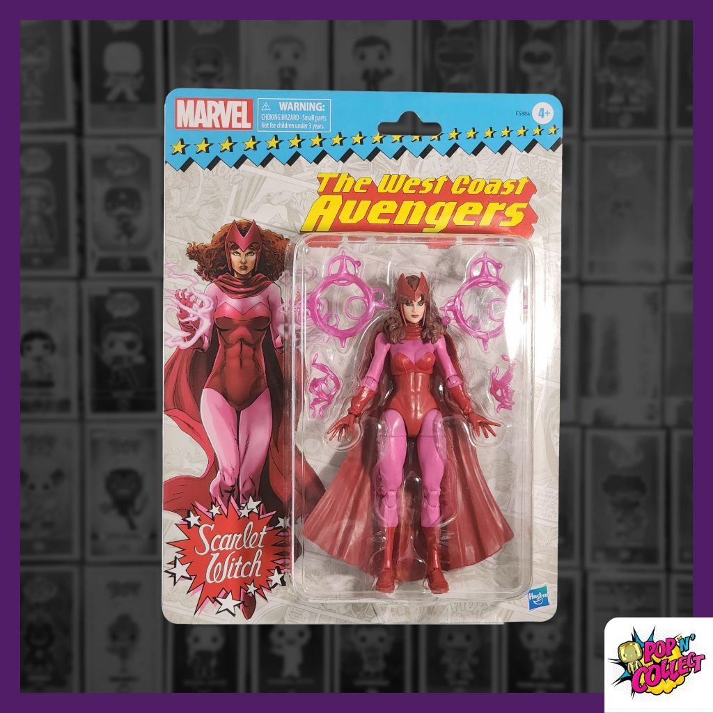 Hasbro - Marvel Legends Retro - Scarlet Witch - West Coast Avengers ...