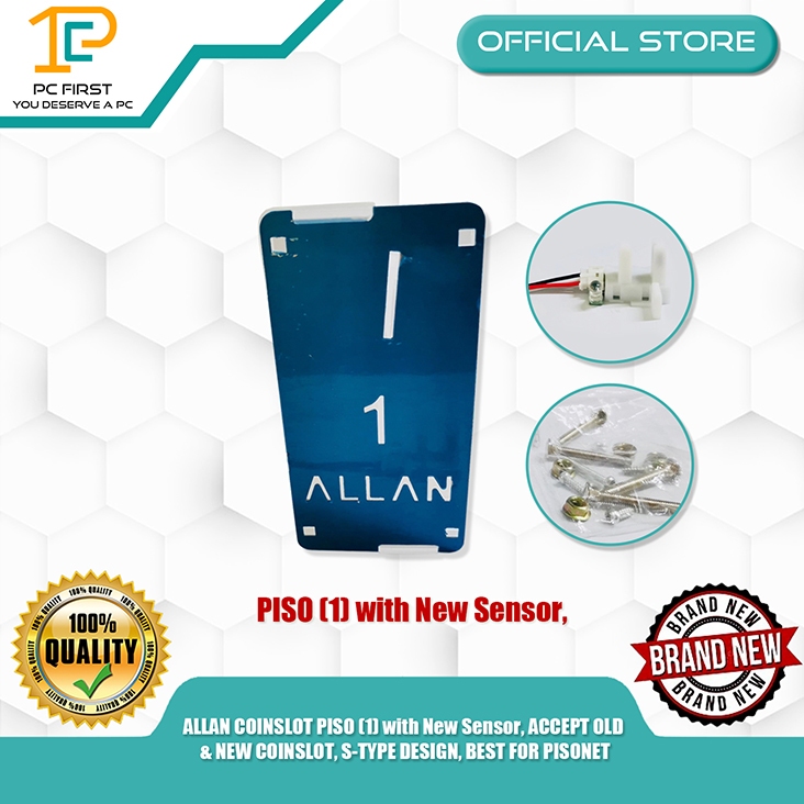 ALLAN COINSLOT PISO (1) with New Sensor, ACCEPT OLD & NEW COINSLOT, S ...