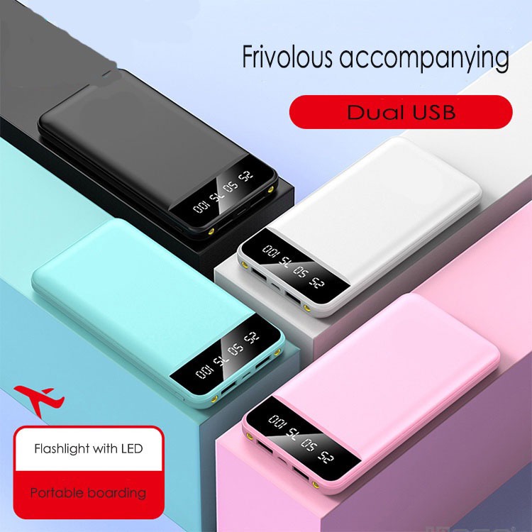 Original Fantac 7 10000MAH Mobile Power Supply Dual USB With LED Display | Shopee Philippines