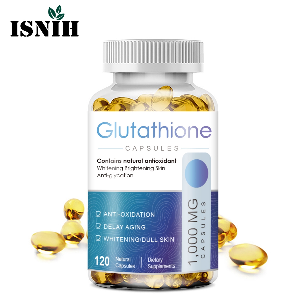 ISNIH Nature Glow Glutathione Capsule Anti Aging Skin Whitening Capsule ...