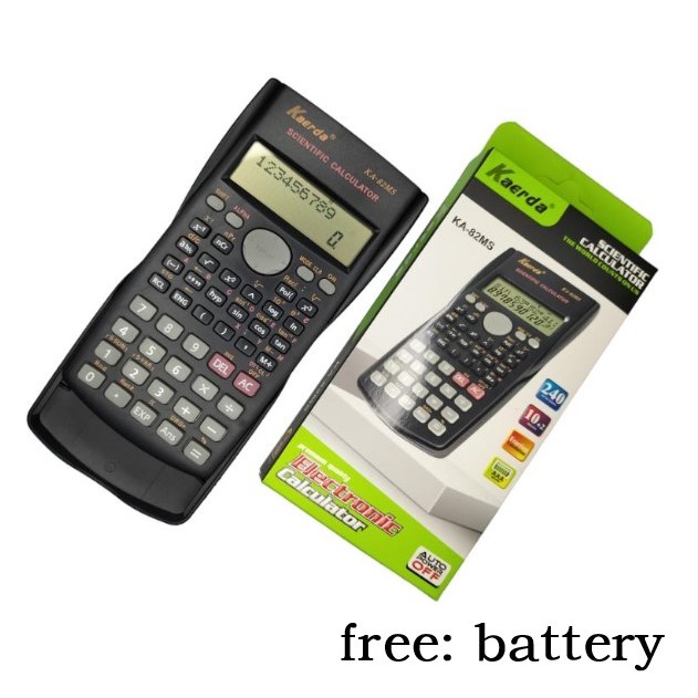 KA-82MS Student Calculator 12 Digits Display Scientific Portable ...
