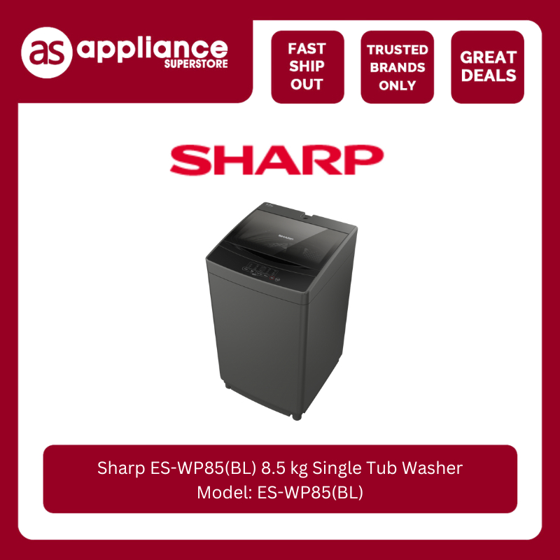 Sharp ES-JN08A9(GY) 8.0 kg Fully Auto Washing Machine | Shopee Philippines