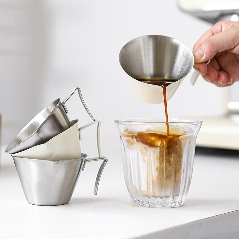 Barista Latte Cups 130-200ml Glass Espresso Cup Ice Coffee Cups Wine ...