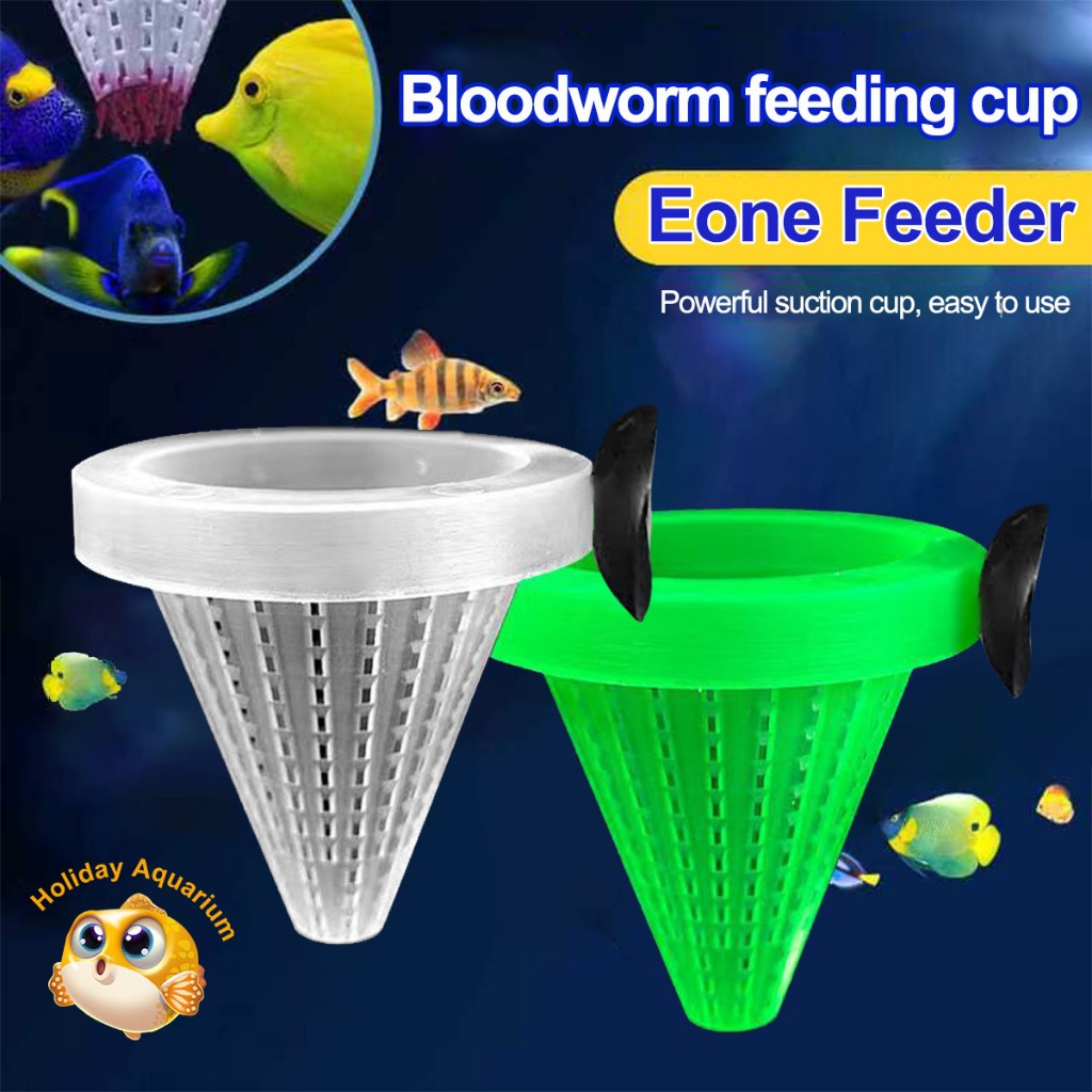 Aquarium cone feeder or bloodworm cup holder or tubeifex worm holder ...