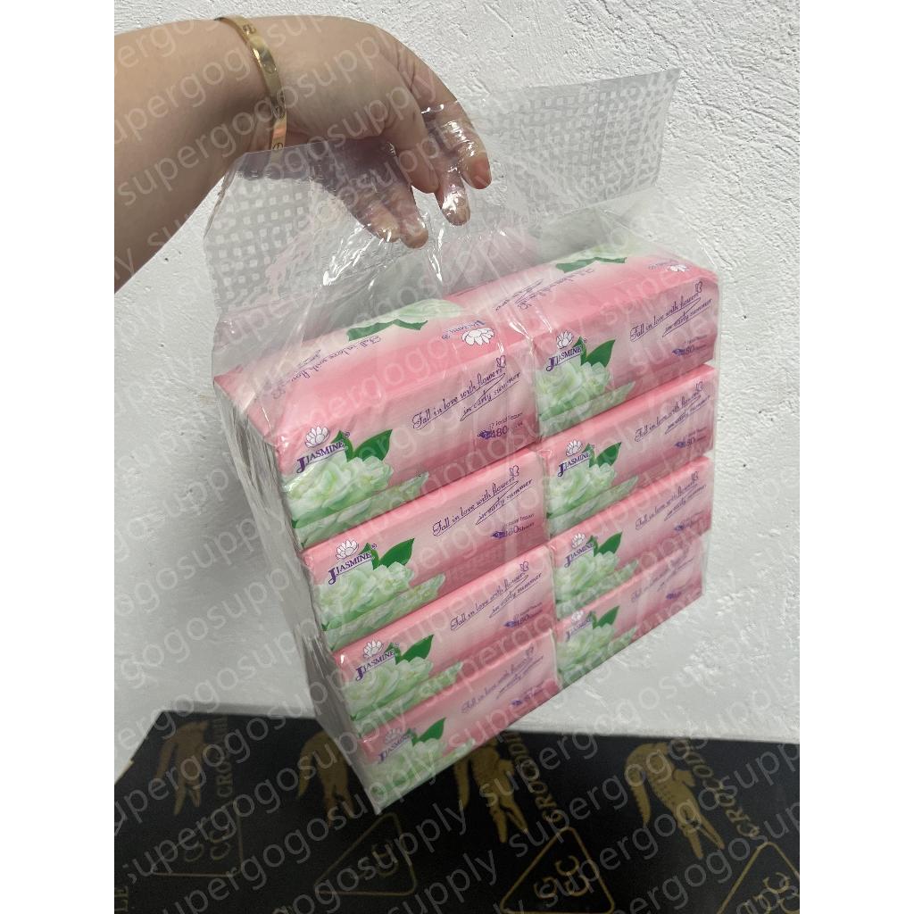 Jasmine Facial tissue sold per 8pack/bundle 3ply & 4ply tissue | Shopee ...