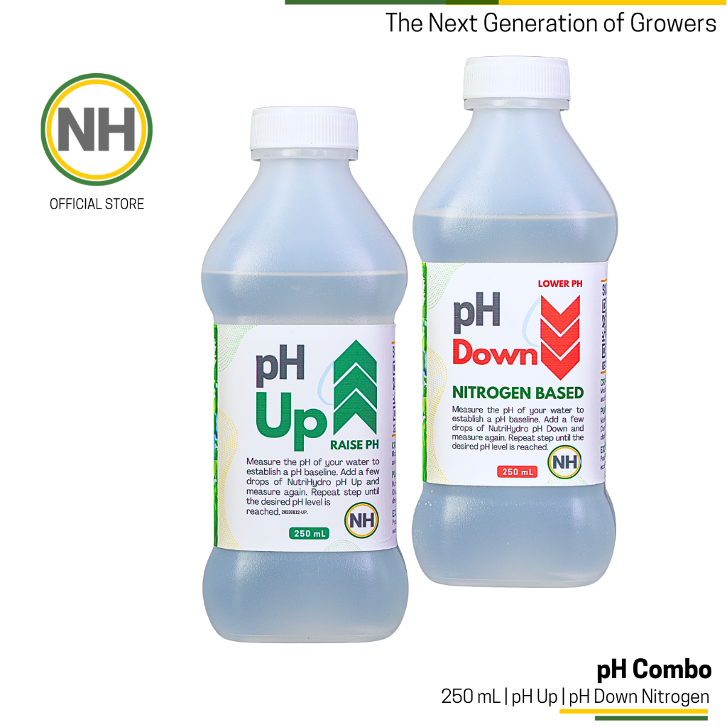 NutriHydro pH Adjuster COMBO | pH Down | pH Up | 250 mL | 500 mL | Shopee Philippines