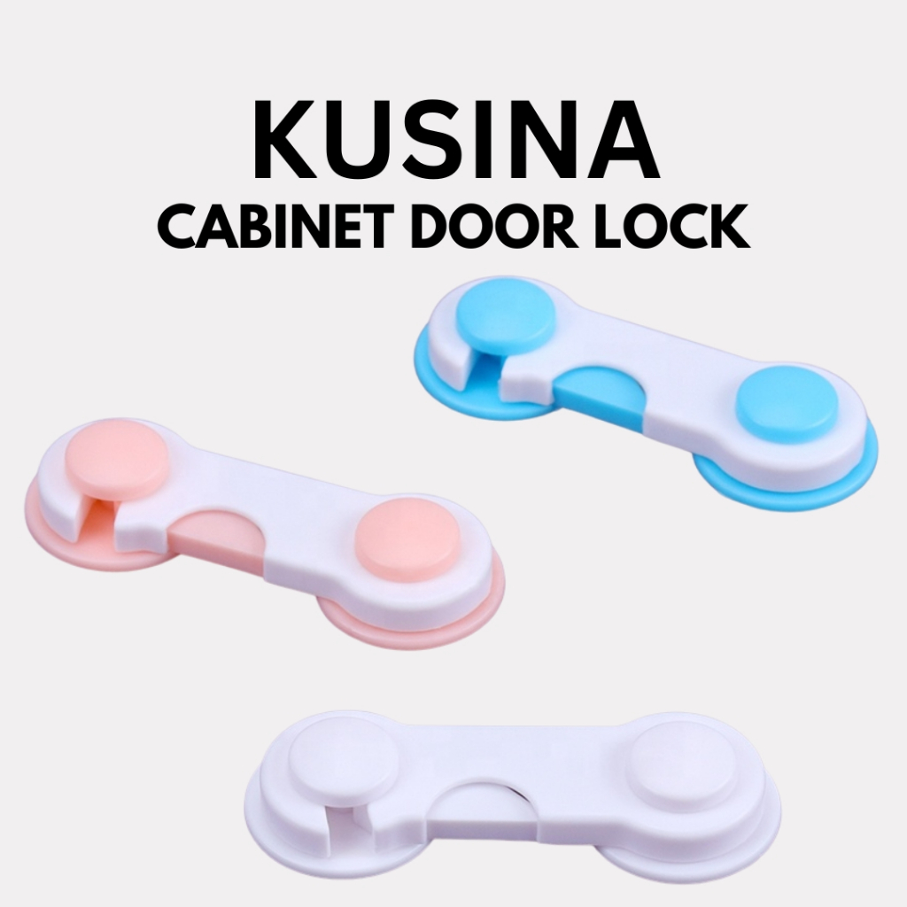 Kitchen Cabinet Door Lock Self Adhesive Swing Doors Fridge Ref Drawer ...