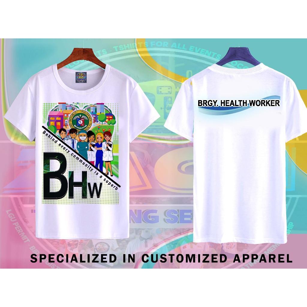 BHW SUBLIMATED SHIRT-FRONT & BACK PRINT | Shopee Philippines