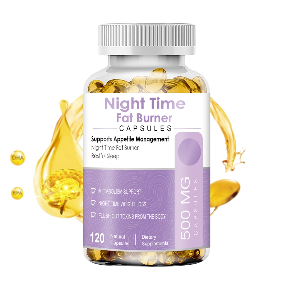Night Time Fat Burner Capsules Slimming Capsule Sleep Support Weight ...
