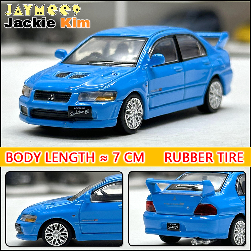 JKM 1:64 Scale MITSUBISH EVO 1 2 3 4 5 6 7 8 9 10 Lancer Evolution ...