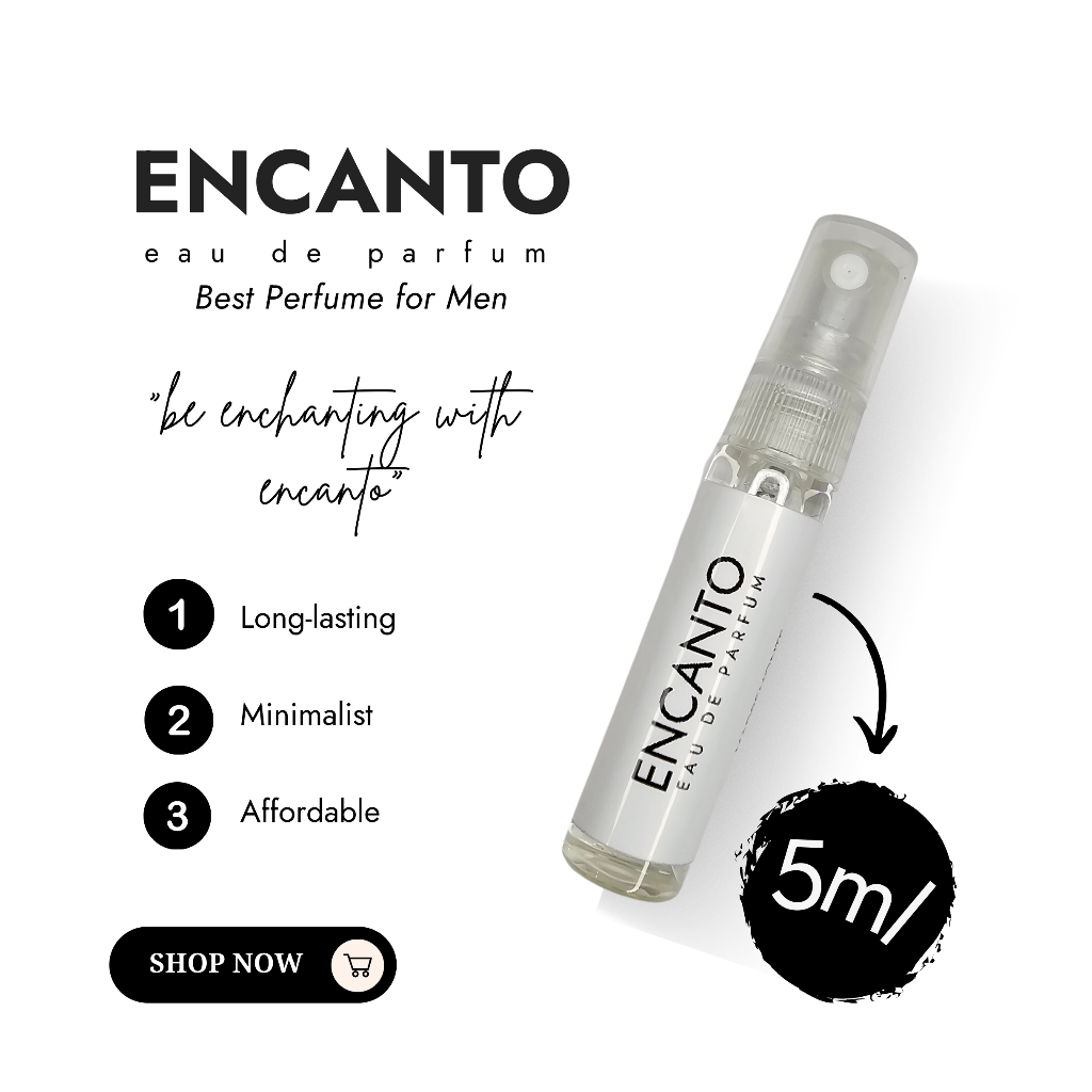 Encanto Premium Oil-Based Inspired Perfume for MEN | 5ML Tester ...