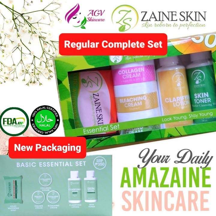 ZAINE SKIN REGULAR ESSENTIAL COMPLETE SET. | Shopee Philippines