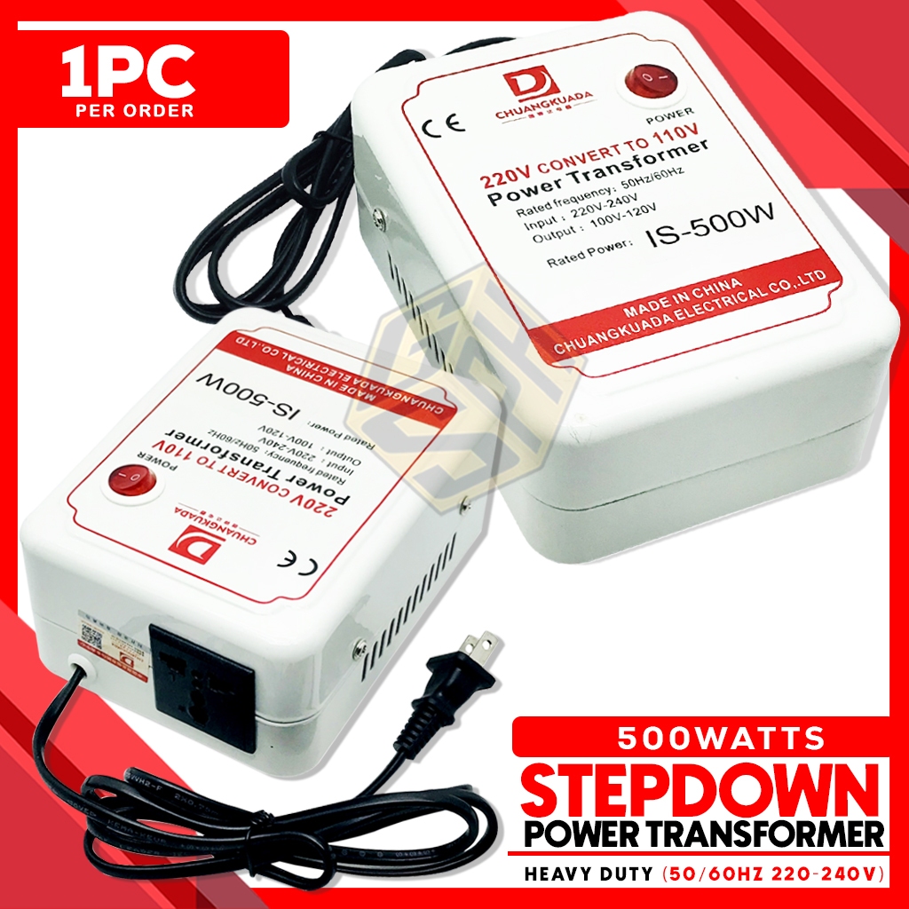 🟨500W Step Down Power Transformer Heavy Duty🟨 | Shopee Philippines