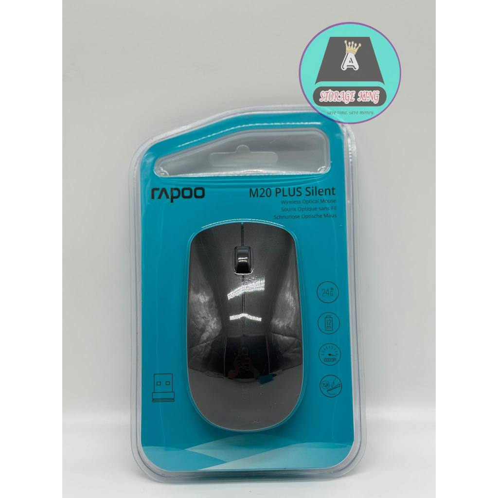 RAPOO M20 Plus Wireless Optical Mouse | Rapoo Wireless Mouse (free ...