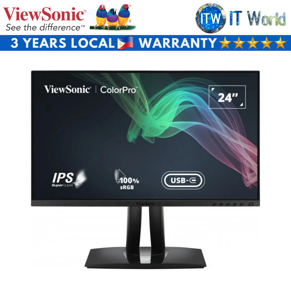 Viewsonic VP2456 - 24" FHD(1920 x 1080) / 60Hz / IPS / 5ms / Monitor ...