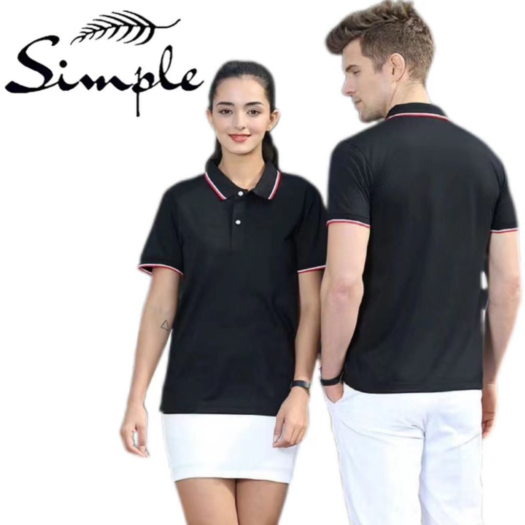SIMPLE RUSH 2025 dri fit stripe Polo Shirt Unisex Quality korea fashion ...