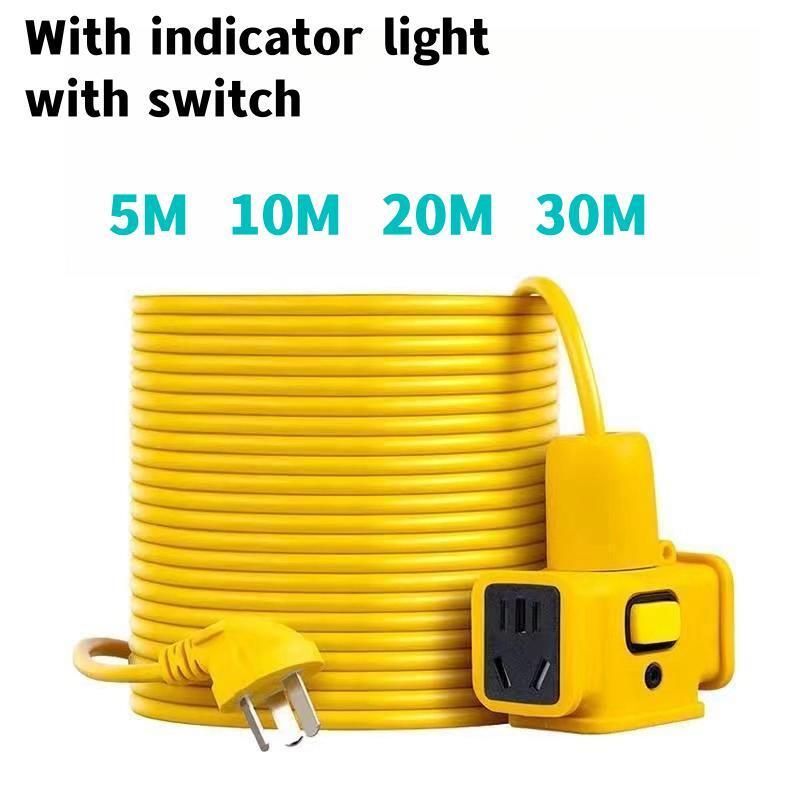 long plug extension wire cord electric flat plug wire heavy duty 10 20 ...