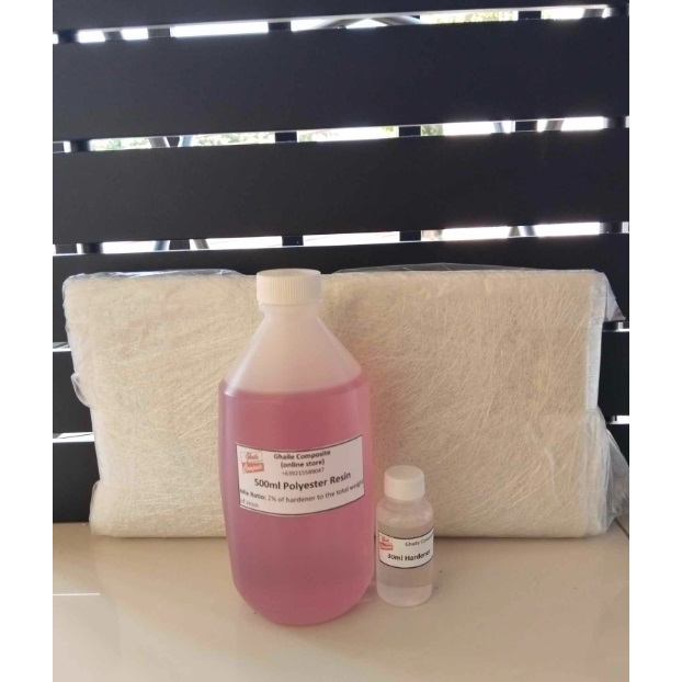 FIBERGLASS PREMIX RESIN (B) SETS - 500ML VARIATION KITS (KIT 1 - KIT 12 ...