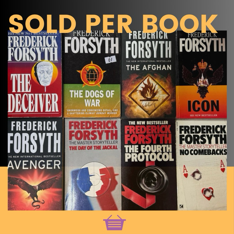 Frederick Forsyth Books Thriller Suspense Fiction Novels | Shopee Philippines