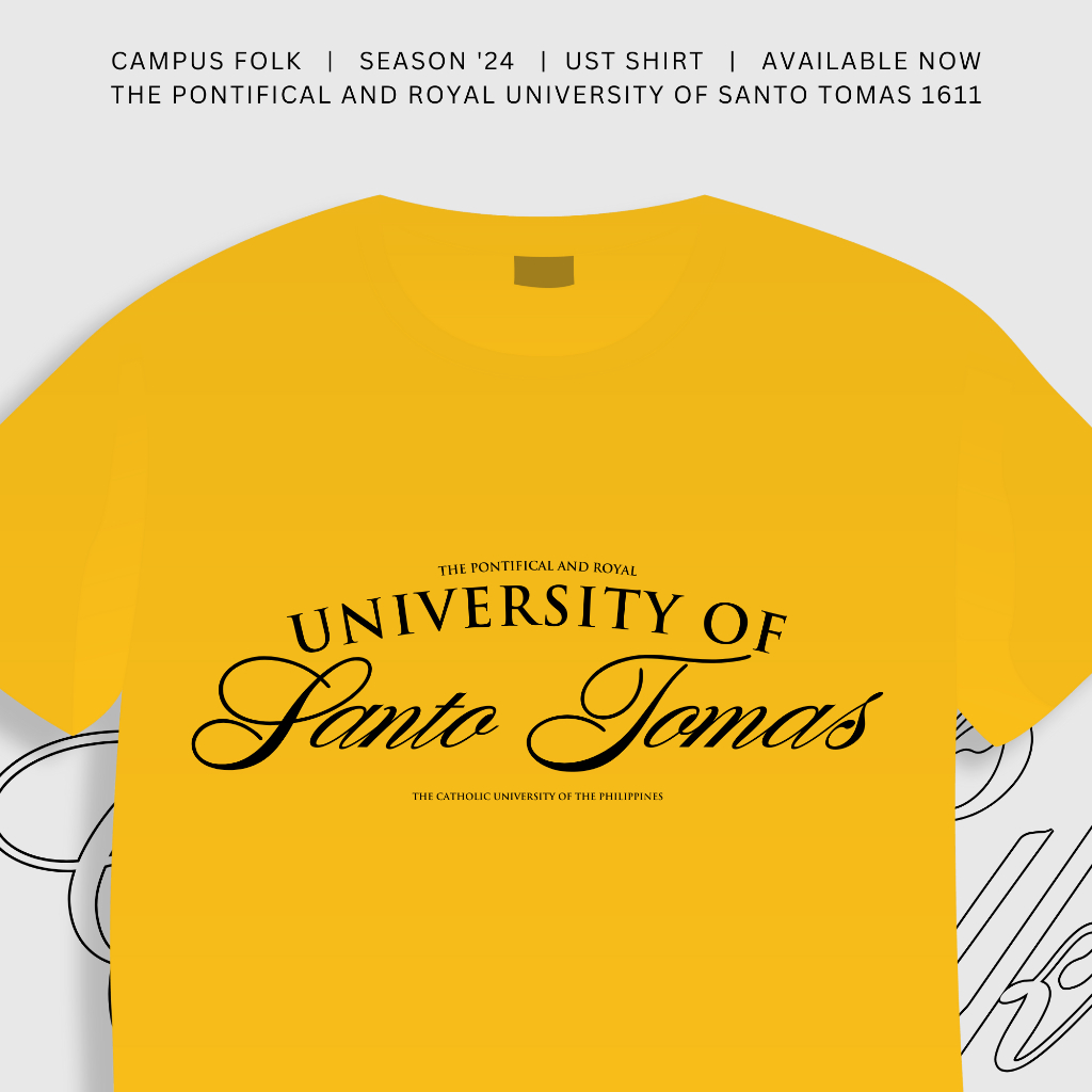 UST | The Yellow Gold ‘24 shirt | CAMPUS FOLK ‘24 Collection | Shopee ...