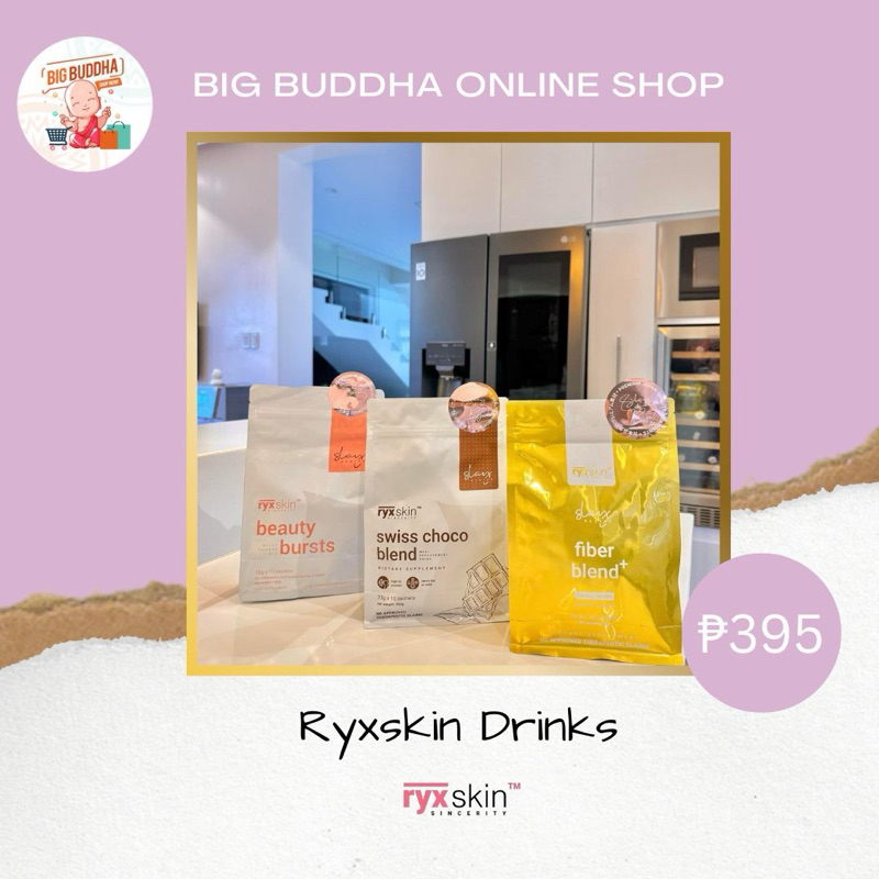 Ryx Drinks (Swiss Choco, Beauty Bursts, Fiber blend, Gut glow) | Shopee ...