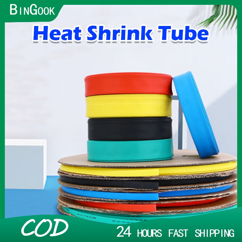 【Fast Delivery】1M 2mm-14mm Heat Shrinkable Tube Shrink Pipe Protection Electrical Cable and Wire ...