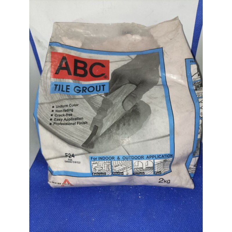 ABC Tile Grout Original 2kg Per Pack Various Pack | Shopee Philippines