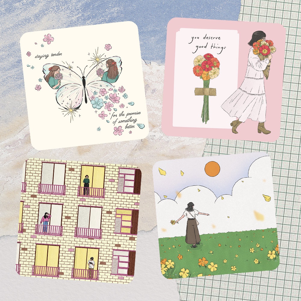 Art Stickers Solo Sticker Waterproof Vinyl Glitter Laminated | Louise ...