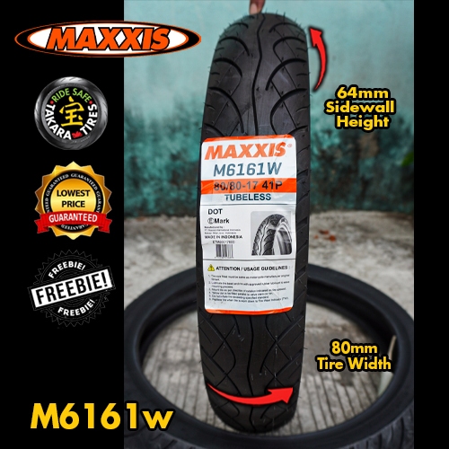 MAXXIS TIRE M6161 Tubeless 17" by TAKARA (FREE TIRES SEALANT, PITO ...