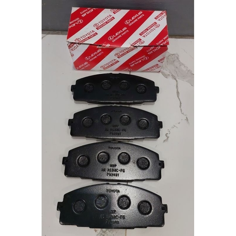 BRAKE DISC PAD TOYOTA HIACE, GRANDIA D4D GAS / DIESEL 04465-YZZE9 TOYOTA PACKING | Shopee ...