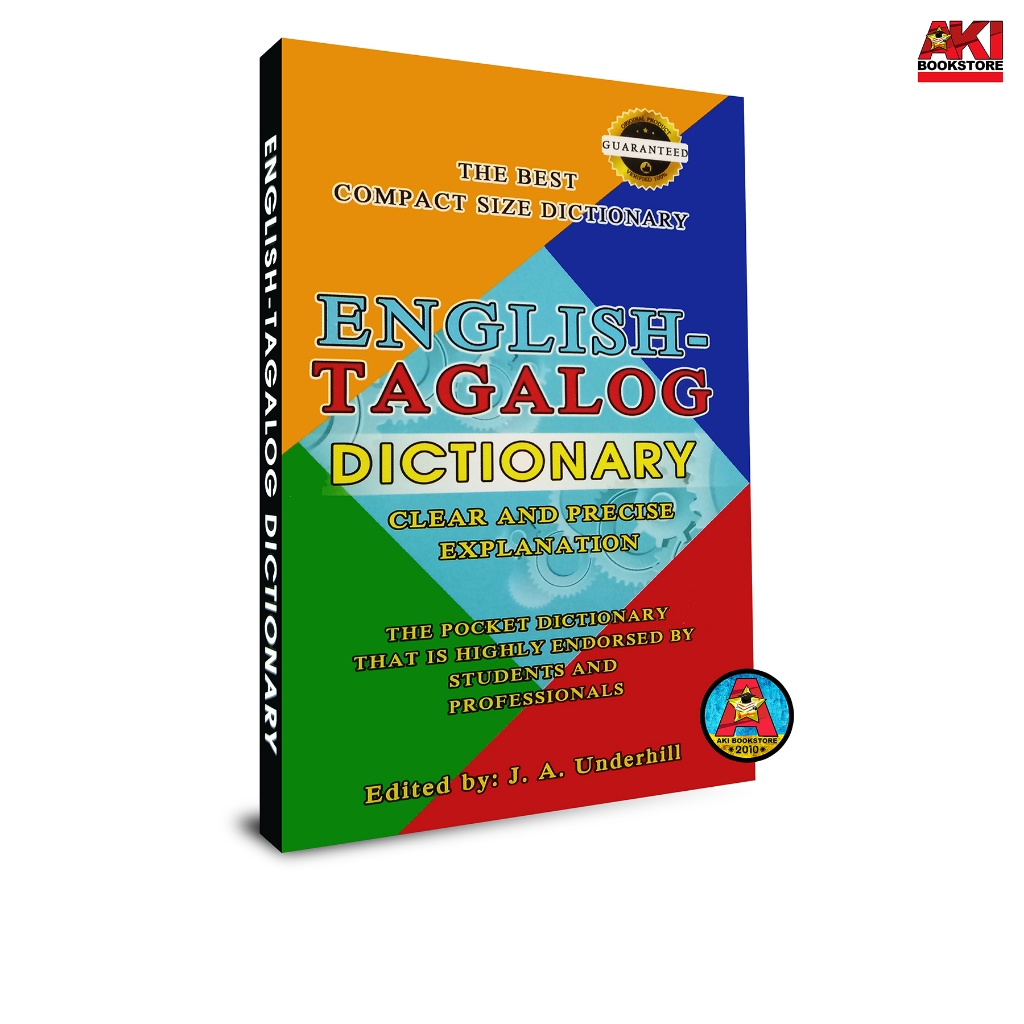 AUTHENTIC English Tagalog Dictionary Compact Size Clear and Precise PD ...