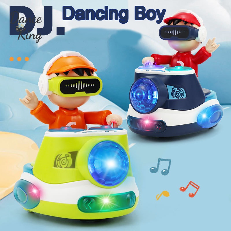 Children's Dancing Rock DJ Little Toy Electric Toys Cartoon Dolls Disc ...