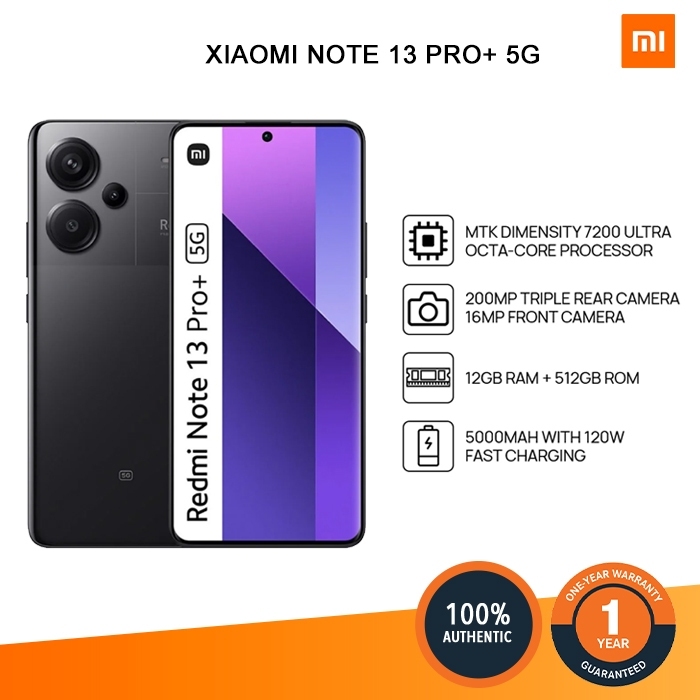 Xiaomi Redmi Note 13 Pro Plus 5G 12GB+512GB, Global Version | Shopee ...