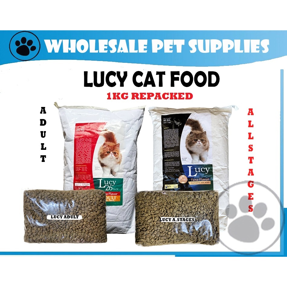 LUCY CAT FOOD | 1kg (REPACKED) | Shopee Philippines